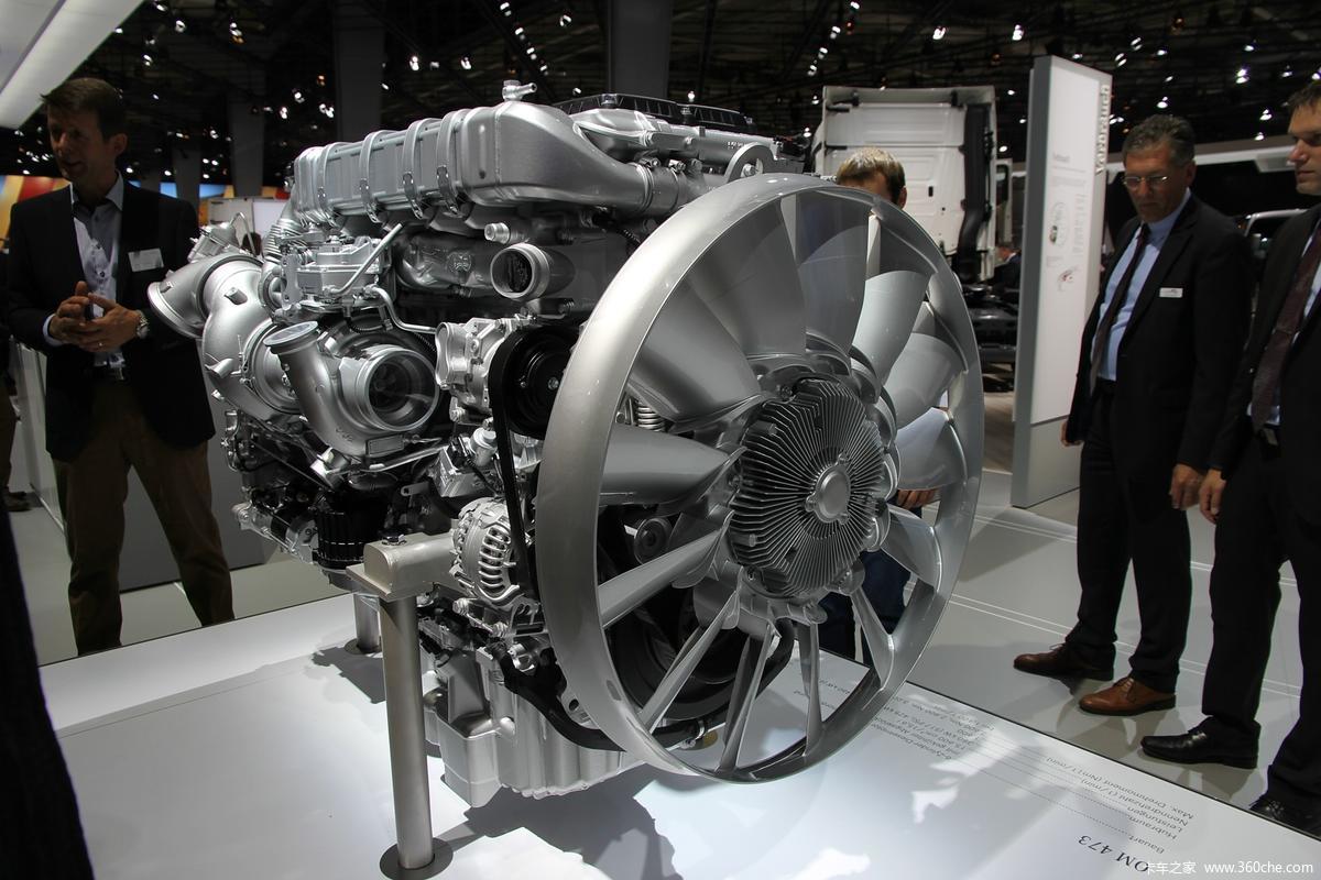 【图】汉诺威车展：奔驰OM473发动机_卡车之家
