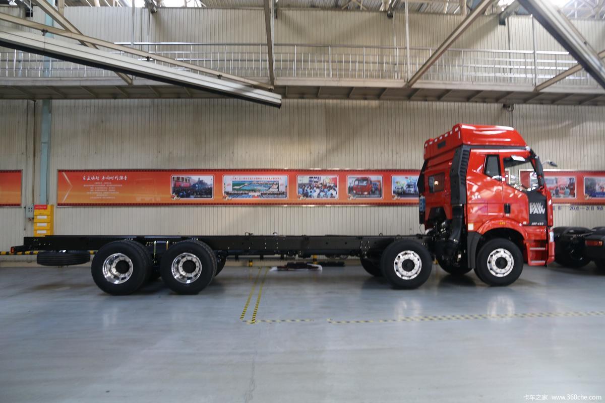 【图】一汽解放J6P 420马力 8X4绿通版载货车_卡车之家