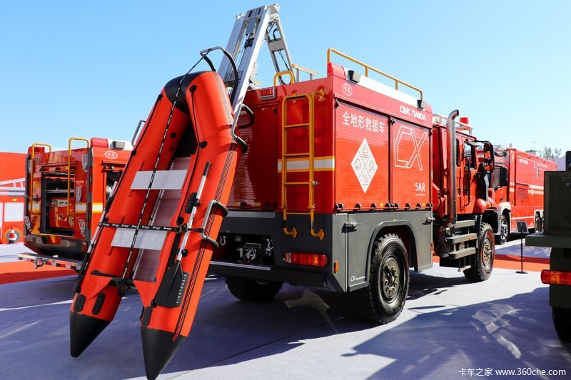 【图】四川川消 一汽解放MV3底盘 4X4 全地形救援车_卡车之家