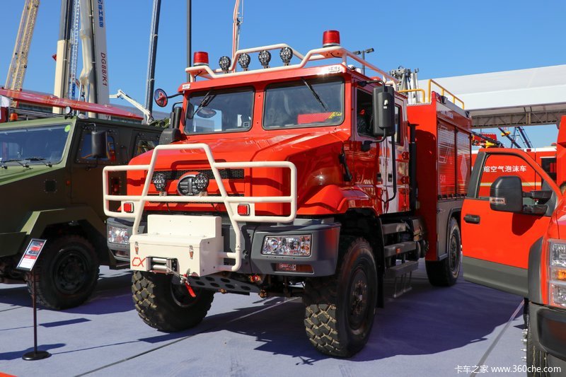 【图】四川川消 一汽解放MV3底盘 4X4 全地形救援车_卡车之家