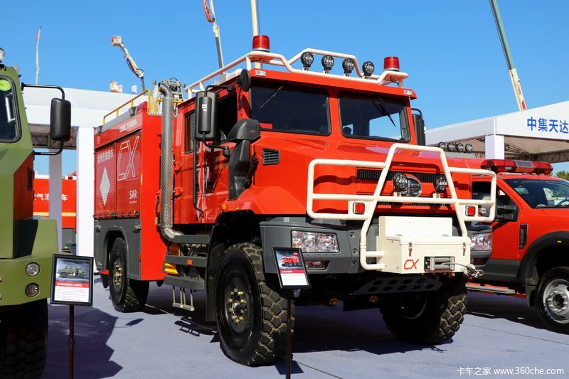 【图】四川川消 一汽解放MV3底盘 4X4 全地形救援车_卡车之家