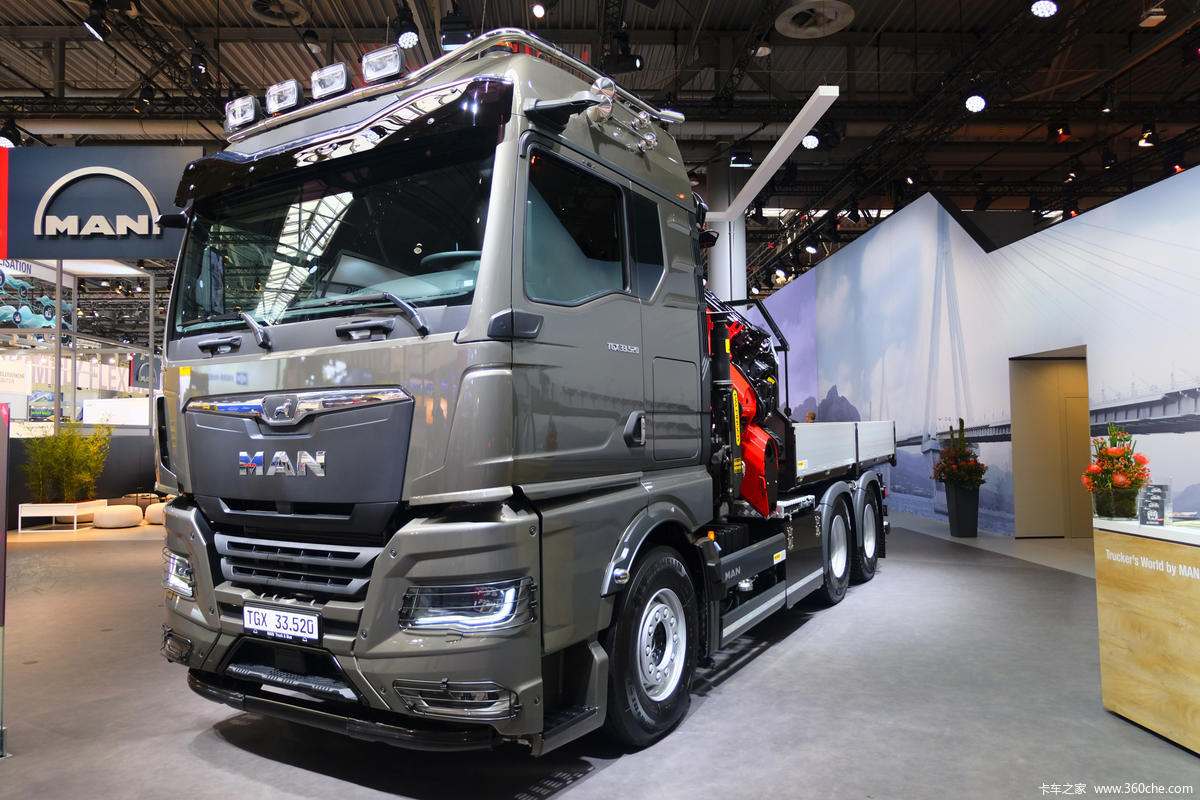 【图】MAN TGX 33.520 6X4 随车吊_卡车之家