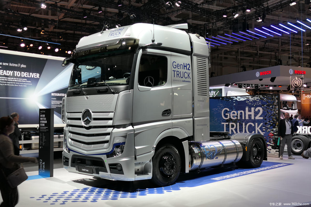 【图】戴姆勒 GenH2 4X2燃料电池牵引车_卡车之家