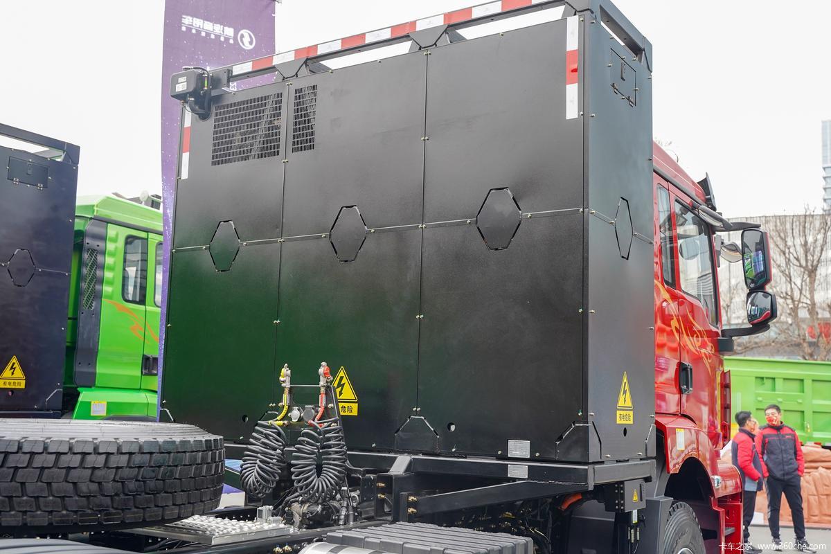 【图】陕汽商用车 轩德e3 城际版 6x4 换电式纯电动牵引车281 92kwh 卡车之家