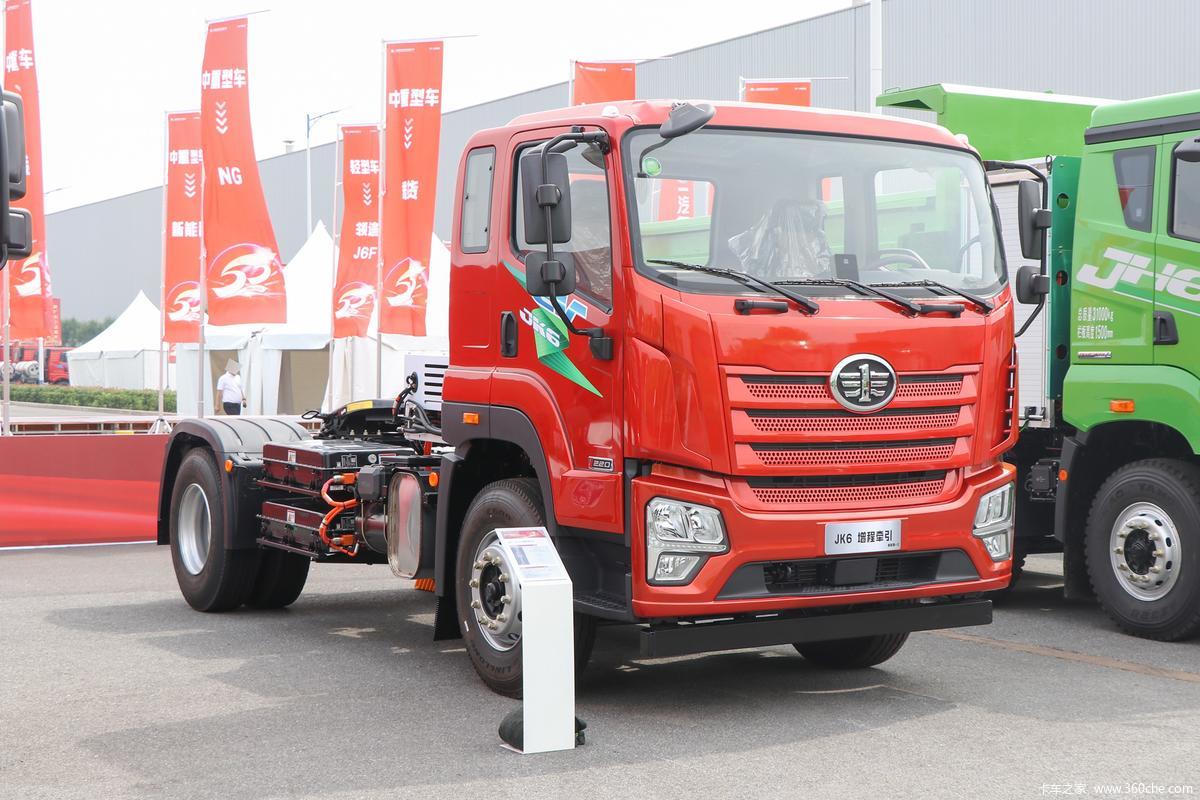 【图】青岛解放 JK6重卡 4X2 增程式牵引车_卡车之家