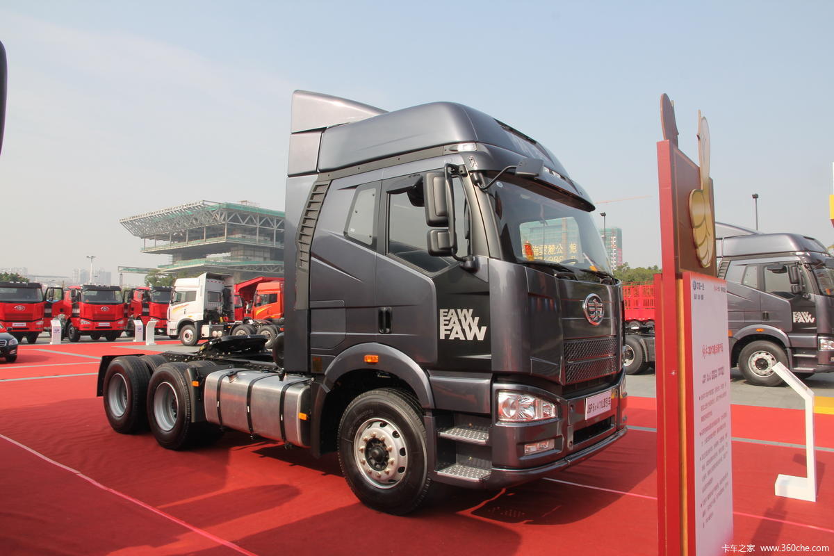 【图】解放J6P 6X4 11L牵引车(高速物流 甩挂)_卡车之家